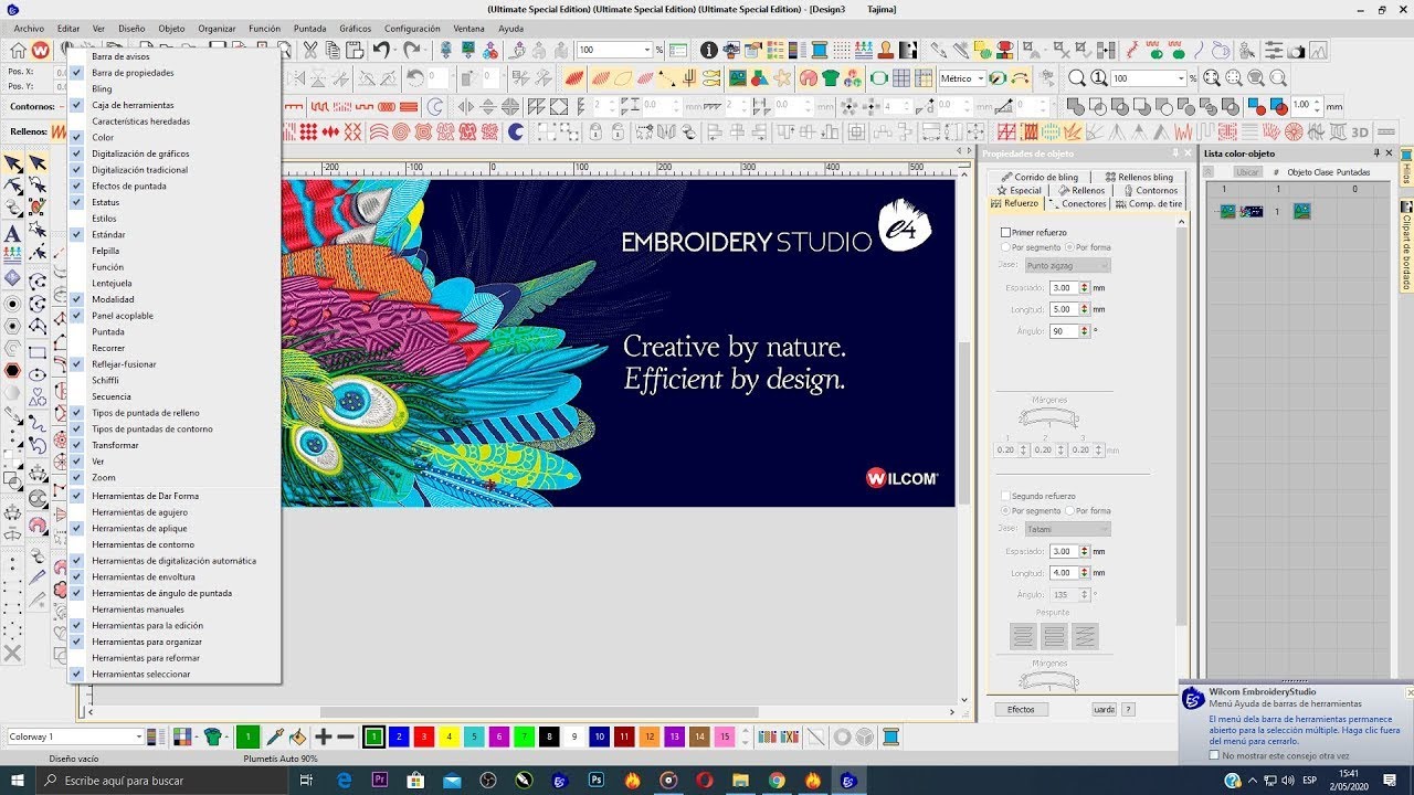 Instalacion de Embroidery Studio e4 - YouTube