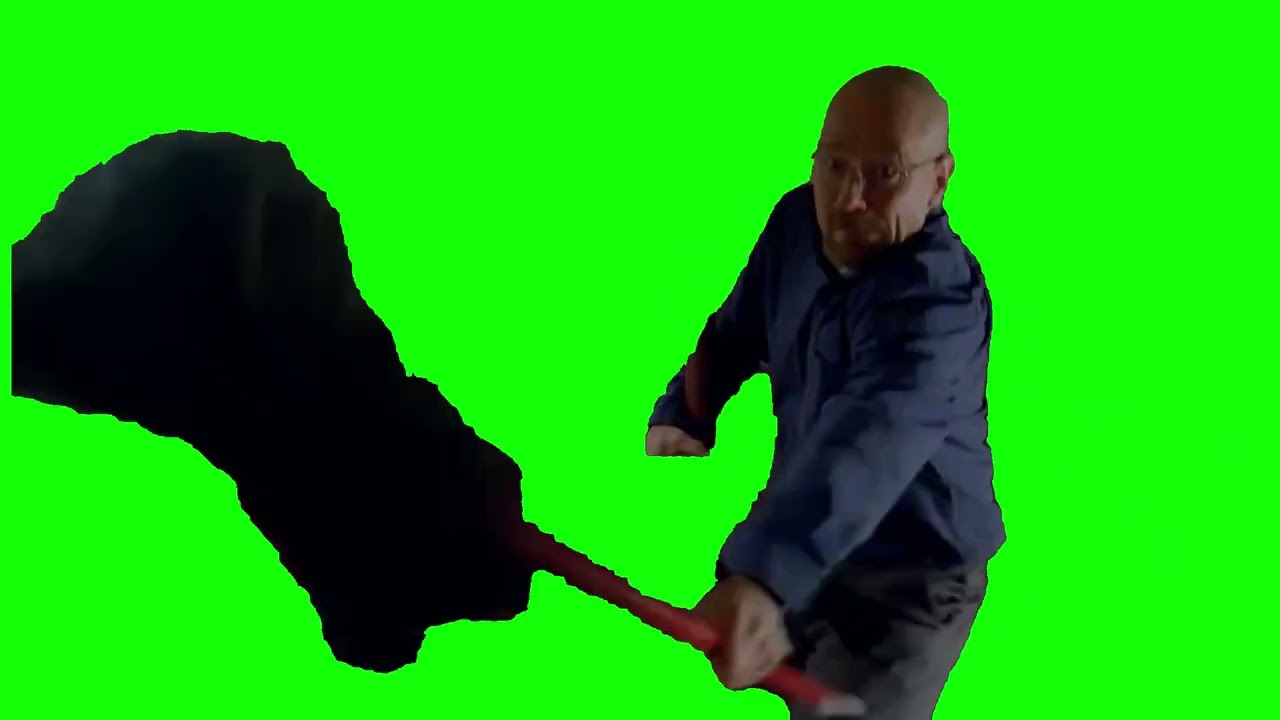 walter white hitting a fly with a broom greenscreen - YouTube
