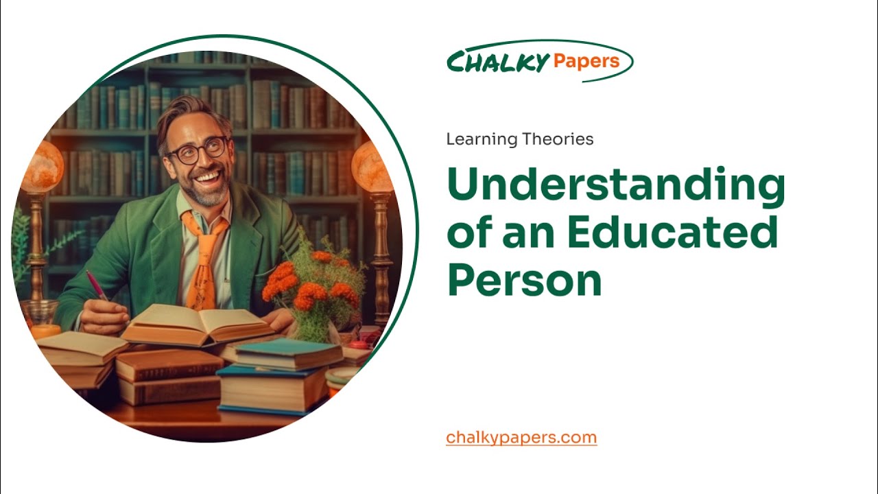 Understanding of an Educated Person - Essay Example - YouTube