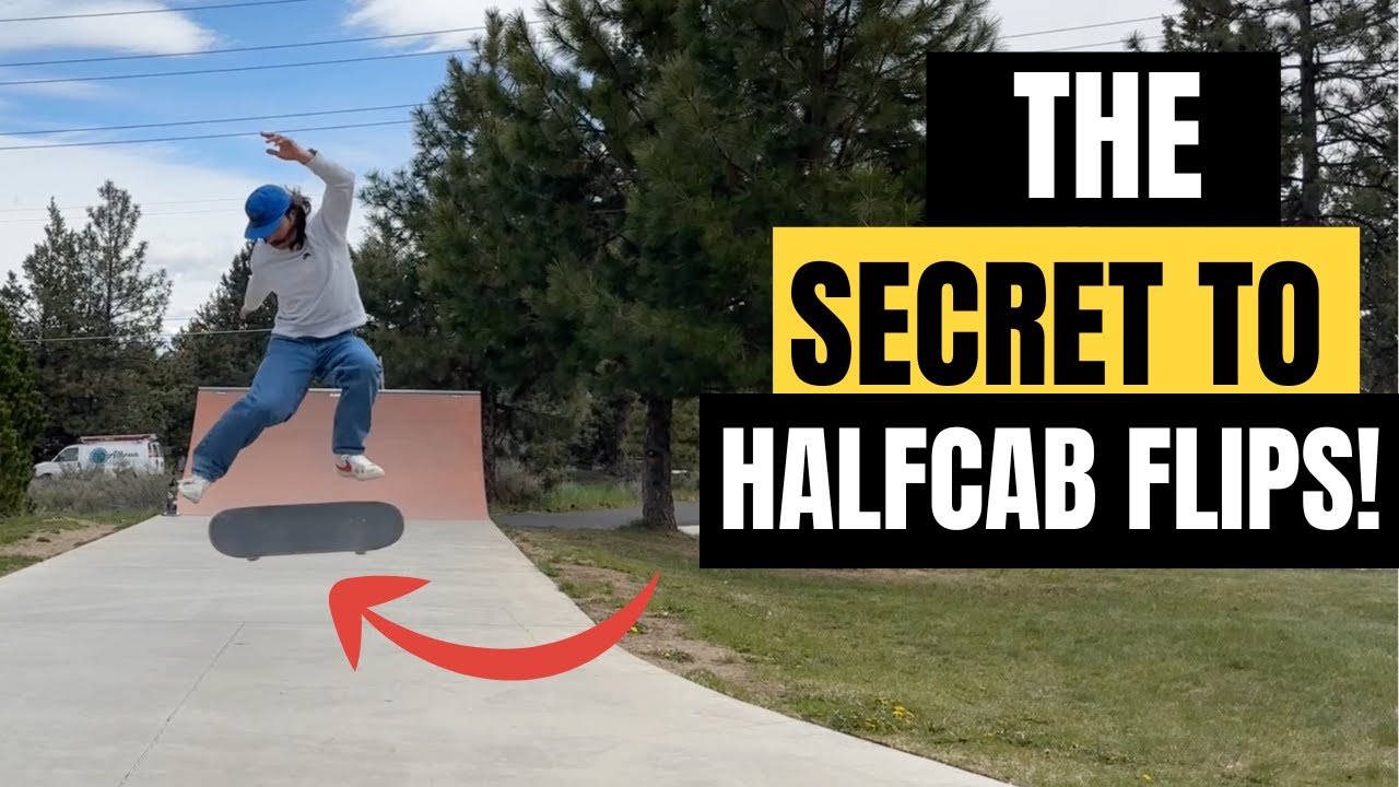 How to Half cab flip! - Half Cab Flip Trick Tip - YouTube