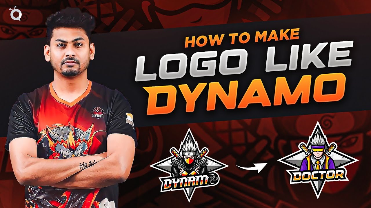 How to Make Gaming Logo like @DynamoGaming In Phooshop? - YouTube