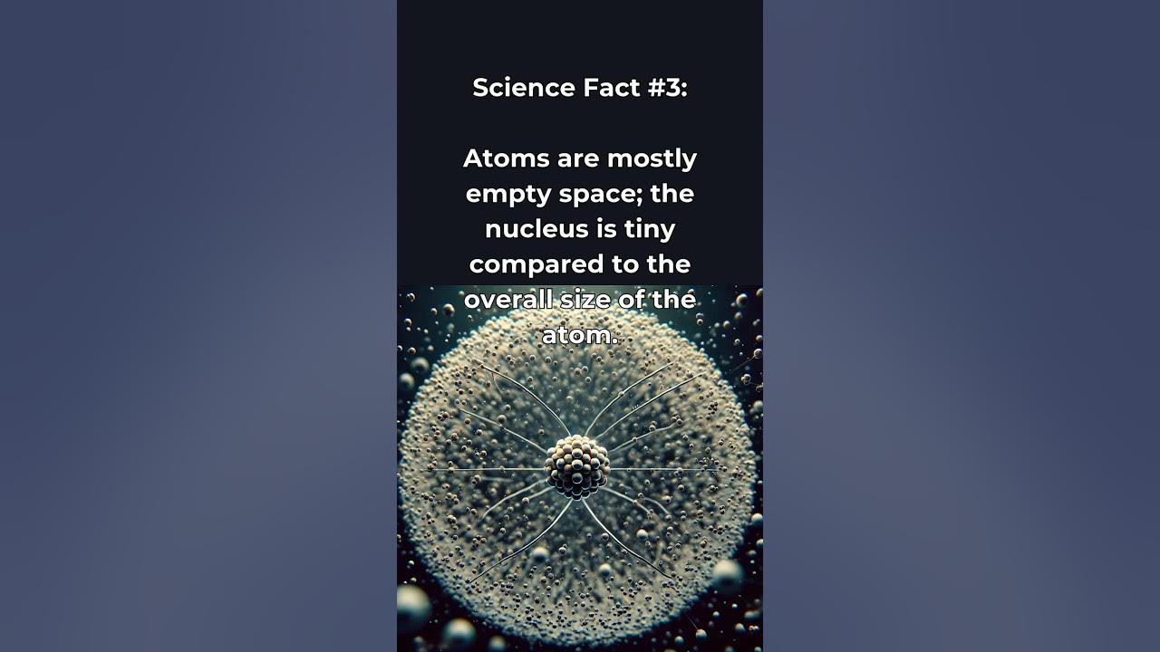 Science Fact #3: Atoms: Mostly Empty Space #shorts - YouTube