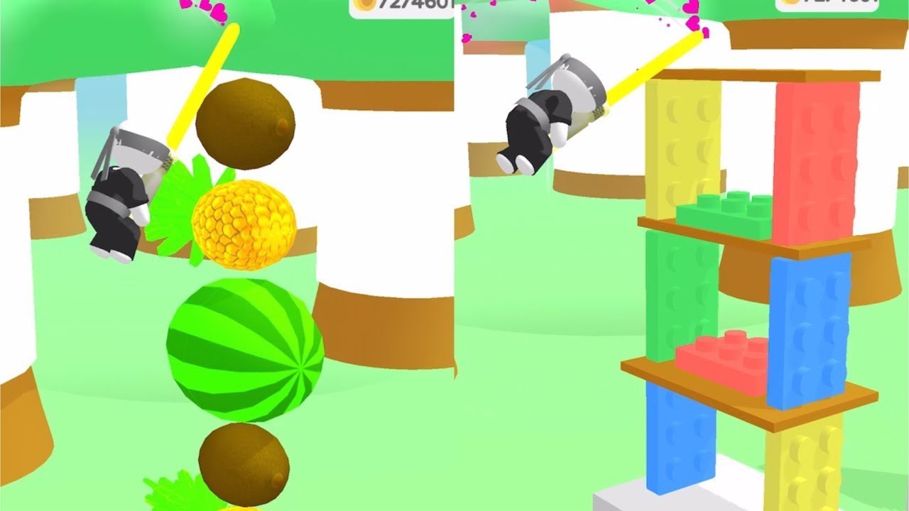 Chop Chop Samurai - Very Satisfying And Relaxing ASMR Slicing Game ...