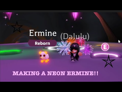 MAKING A NEON ERMINE!! - YouTube