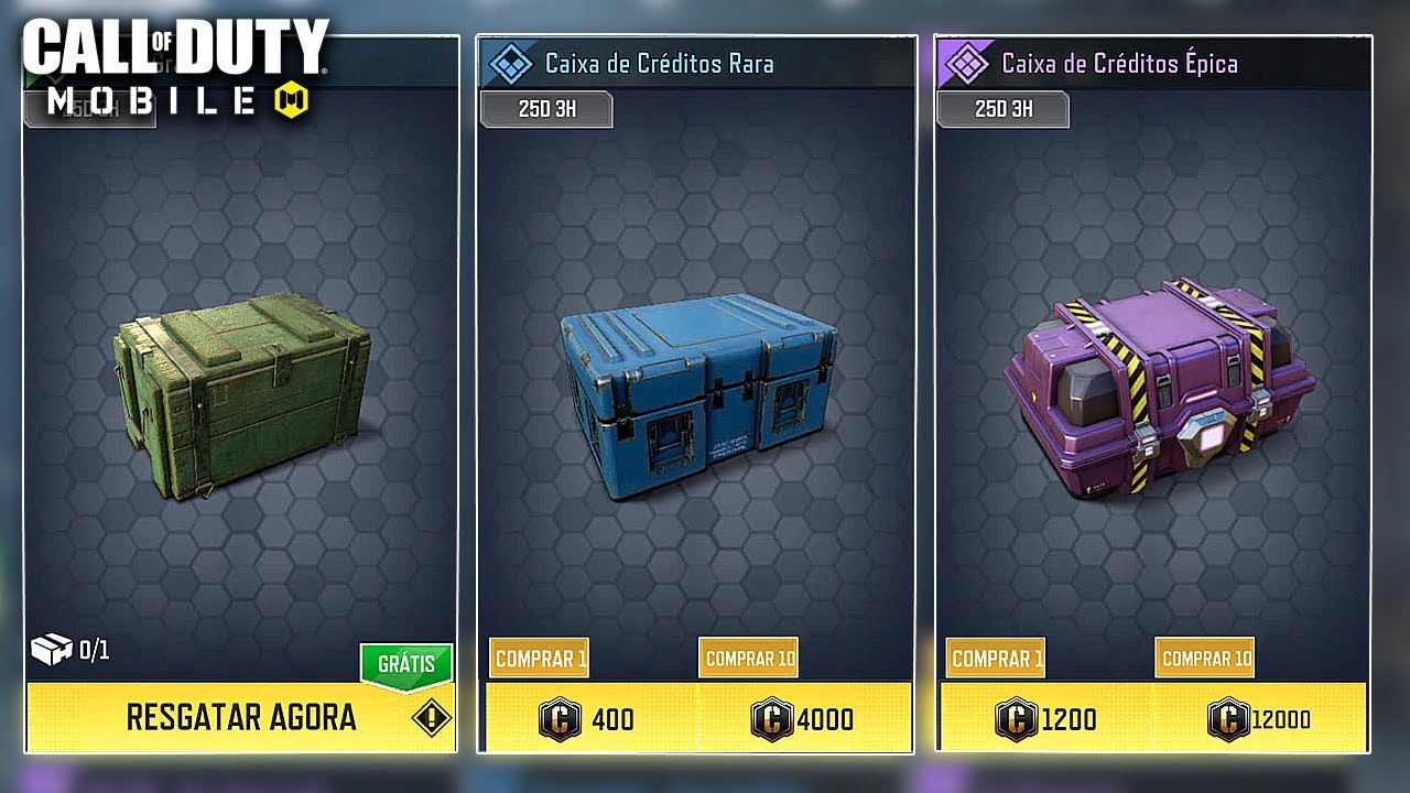 NOVA LOJA DE CRÉDITOS E SORTEIO DE 10 MIL CP - CALL OF DUTY MOBILE ...
