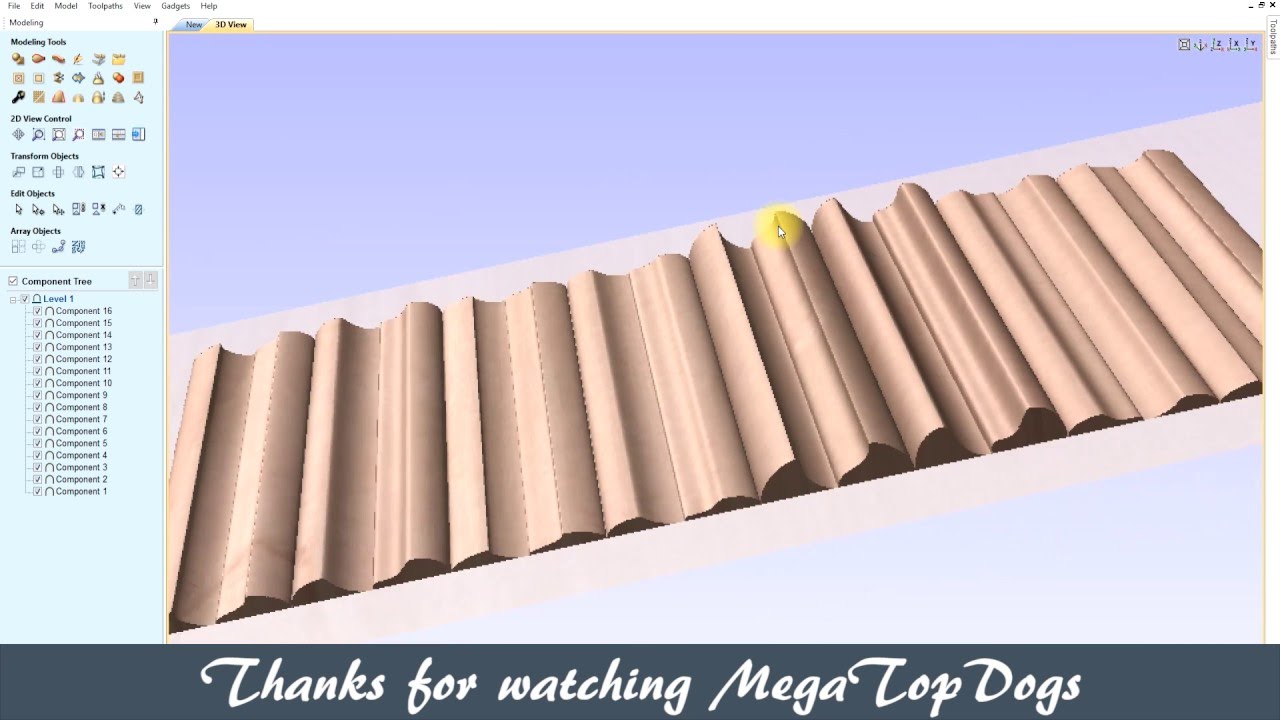 Vectric Aspire Tutorial cross sections - YouTube