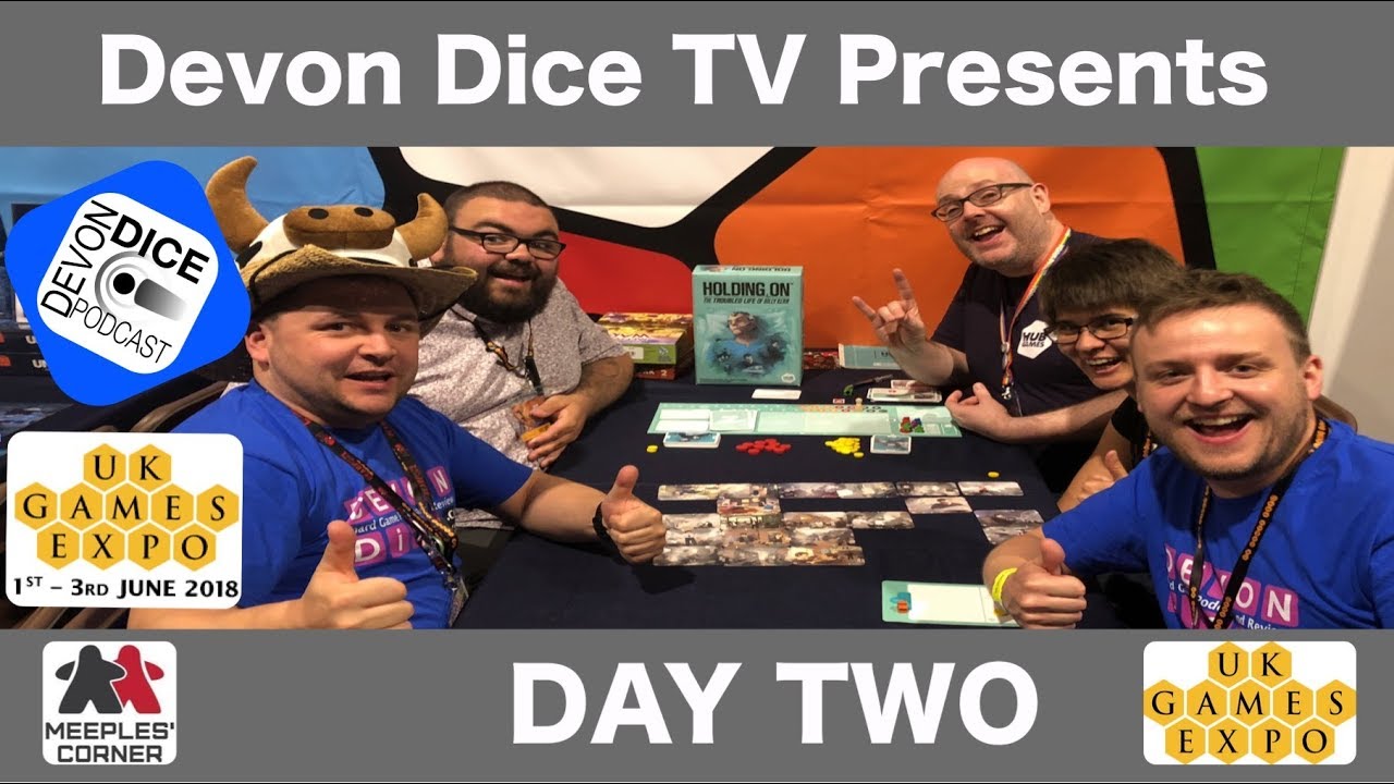 Devon Dice @ UK Games Expo 2018 Day TWO VLOG - YouTube