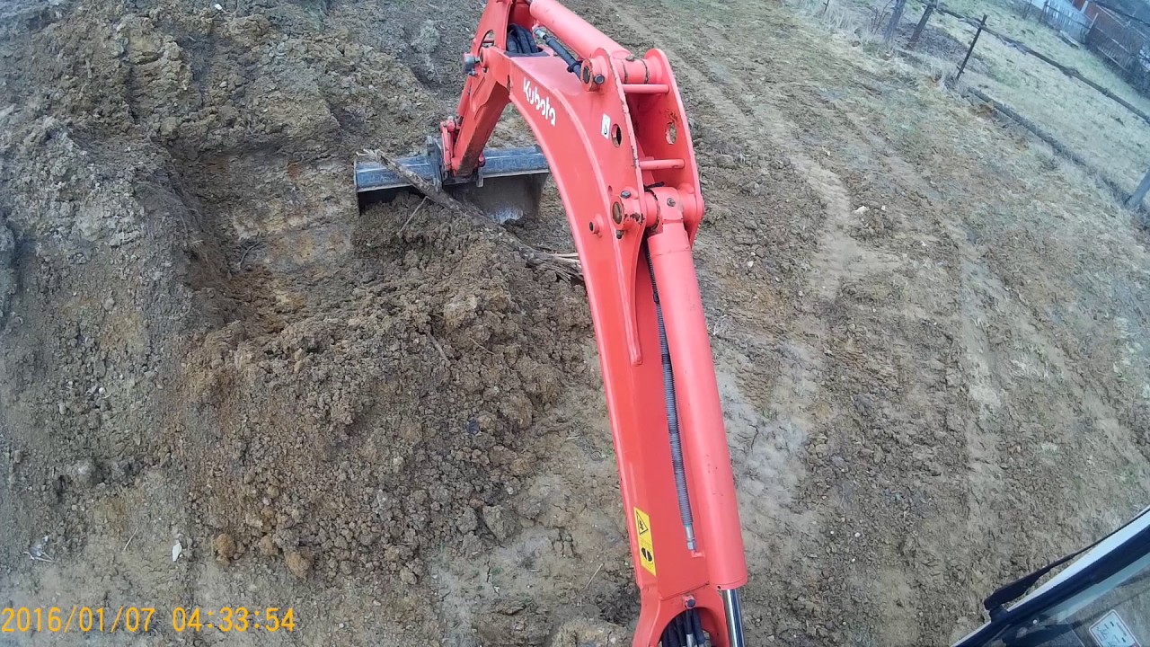 Kubota KX41-3V in action - YouTube