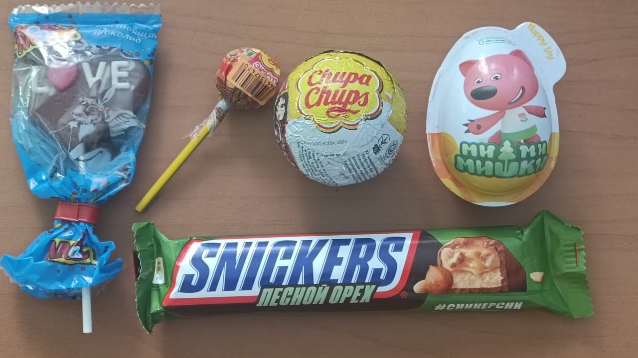 Unpacking Lollipop ! 🍭 Chupa Chups and chocolate Mok Mok Love 🍫 - YouTube