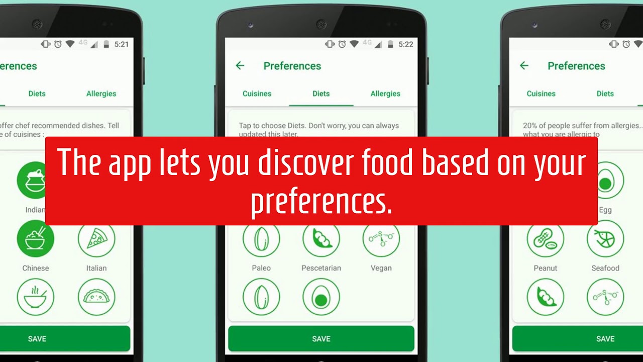 Order Food That Fits Your Palate With Palatable App - YouTube