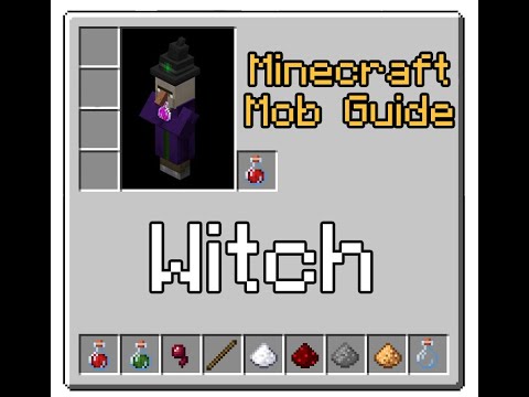 Minecraft Mob Guide - The Witch - In-Depth Tutorial (Mob Guides 2.0 ...