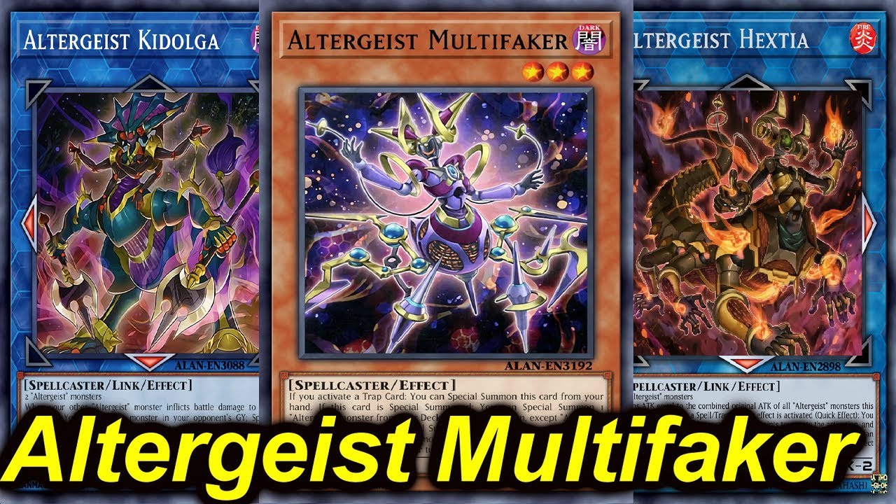 【YGOPRO】ALTERGEIST MULTIFAKER DECK 2018 - YouTube