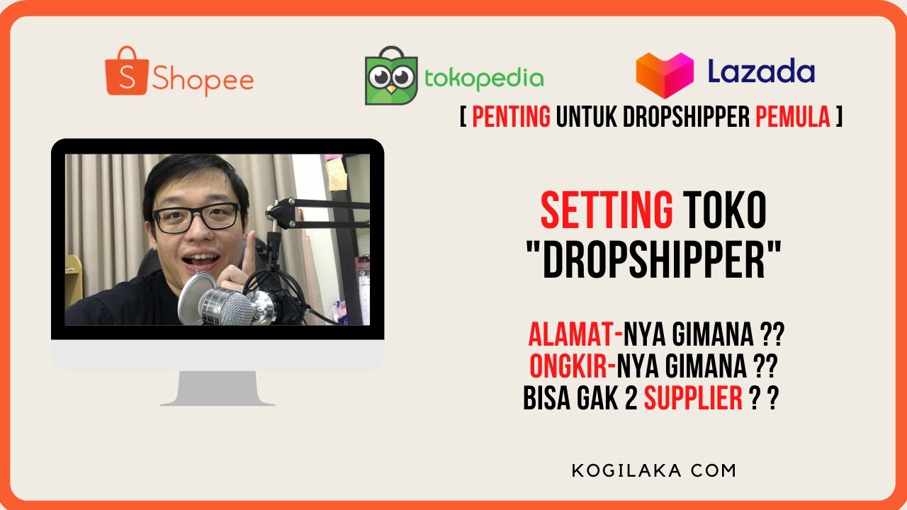 KONSEP SETTING TOKO DROPSHIP DI SHOPEE | TOKOPEDIA | LAZADA ...
