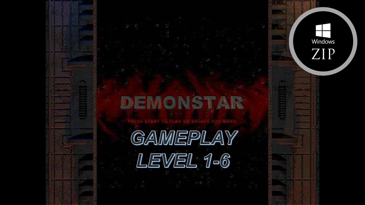 DemonStar (1997) Level 1-6 gameplay by Windows Zip - YouTube