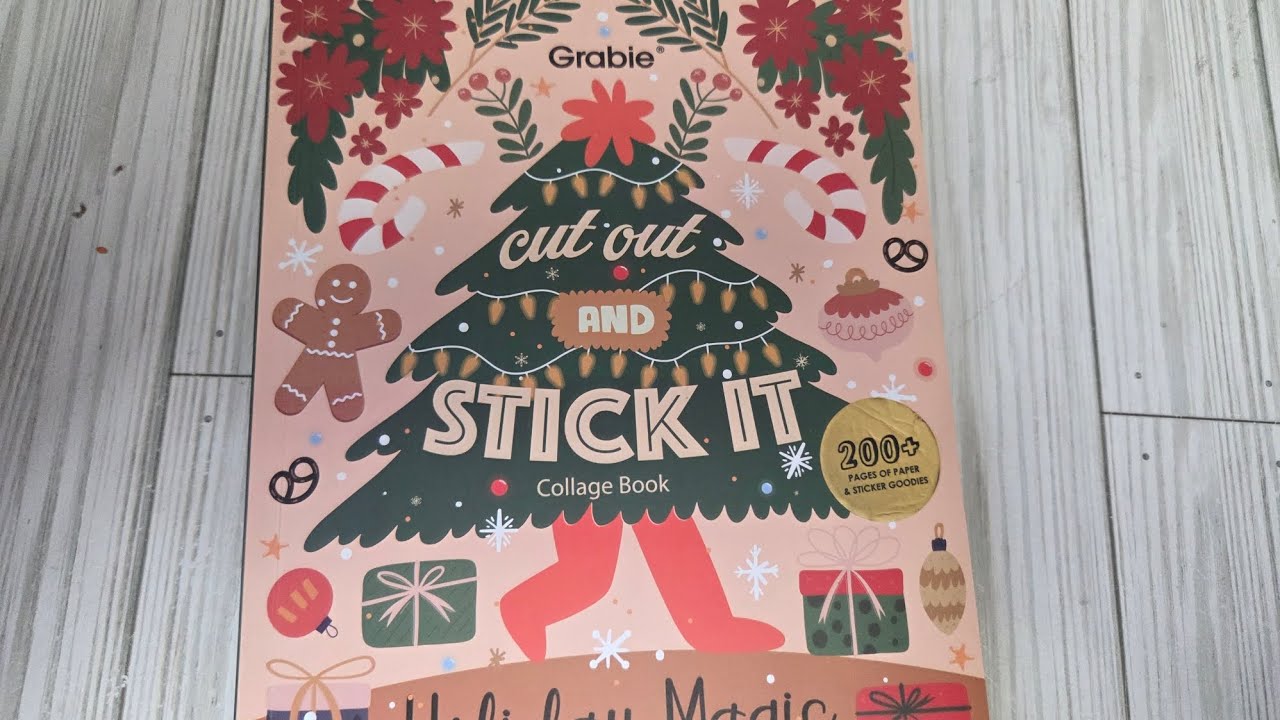 New Grabie Cut Out & Stick It Collage Book!! Over 200 Pages Of Paper ...