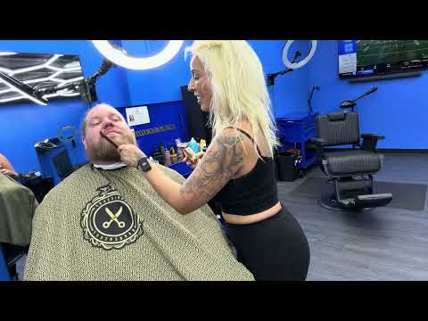 New Shop, Same Smooth Hands 😏💈 | ASMR Haircut, Shave & Facial Massage