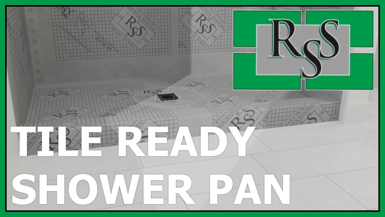 RSS Tile Ready Shower Pan Installation Guide - YouTube