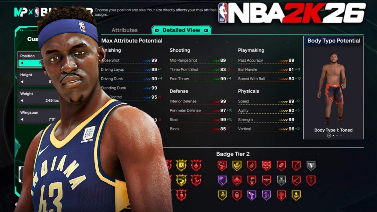 Power Forward Gold Rebound Chaser + Gold Set Shot Specialist Nba2k26 ...