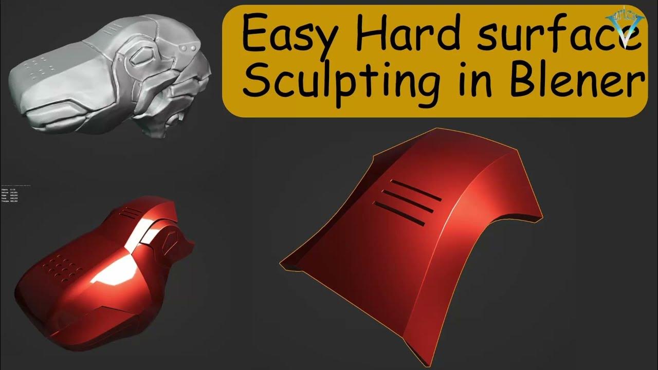 Easy Hard Surface Sculpting in Blender - YouTube