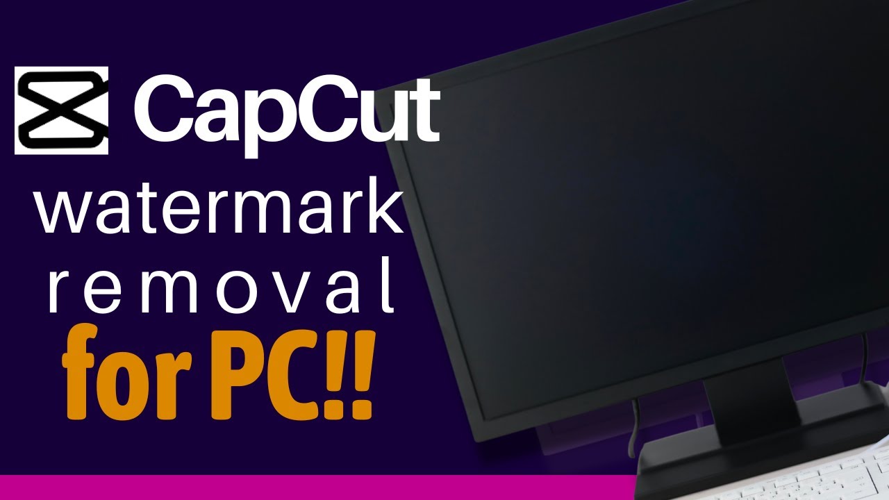 How to remove CapCut's watermark on Desktop/PC - YouTube