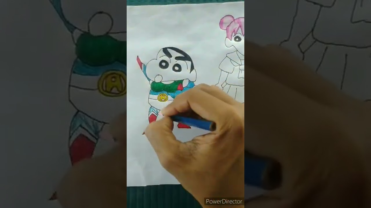 Shinchan action kamen and Mimiko together | #shorts - YouTube