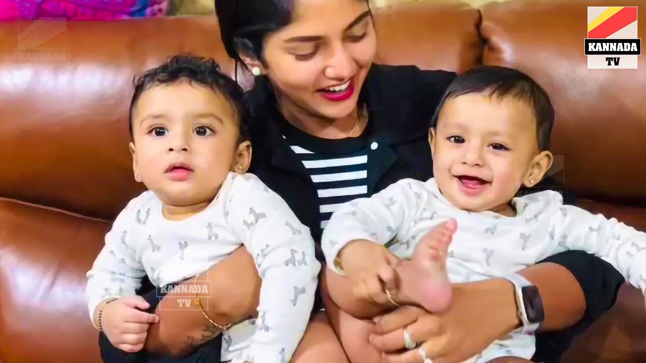 ಅದೆಷ್ಟು ತುಂಟ ನೋಡಿ ಅಮೂಲ್ಯ ಮಗ Amulya Baby with Geetha serial Bhavya gowda ...