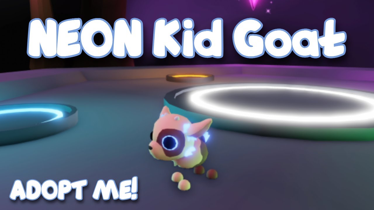 Neon Kid Goat In Roblox Adopt Me! - YouTube