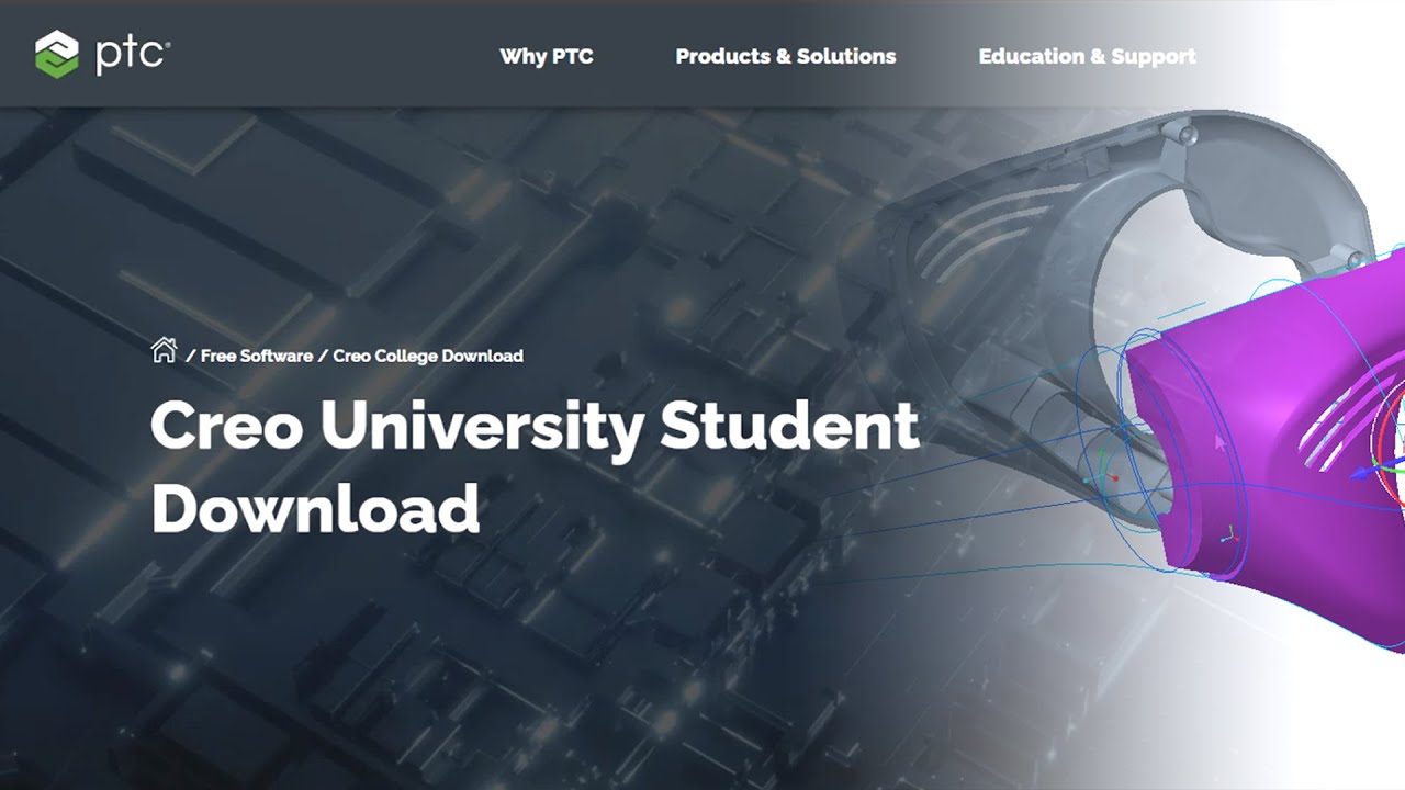 Install PTC Creo Paramteric for Students | 如何下載及安裝免費 CREO 學生專用版? - YouTube
