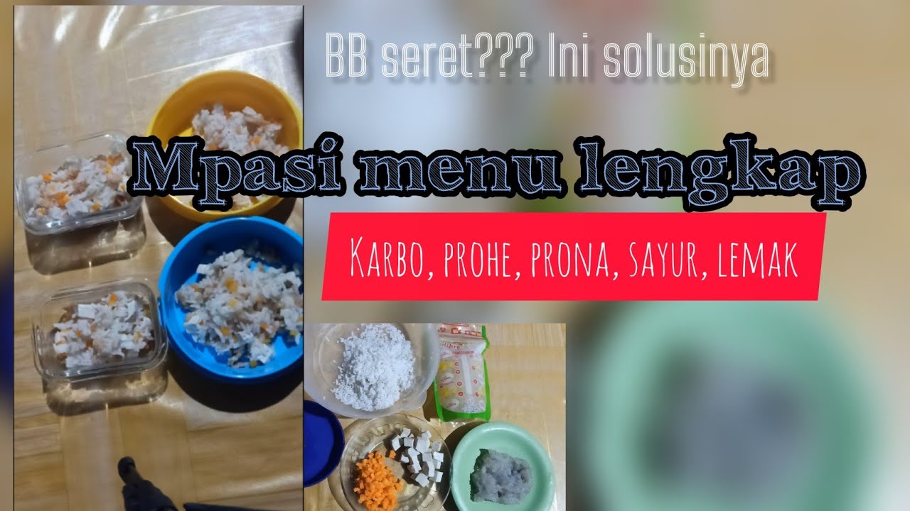 MPASI MENU LENGKAP NASI TIM UDANG WORTEL MEMBANTU MENAIKAN BERAT BADAN ...