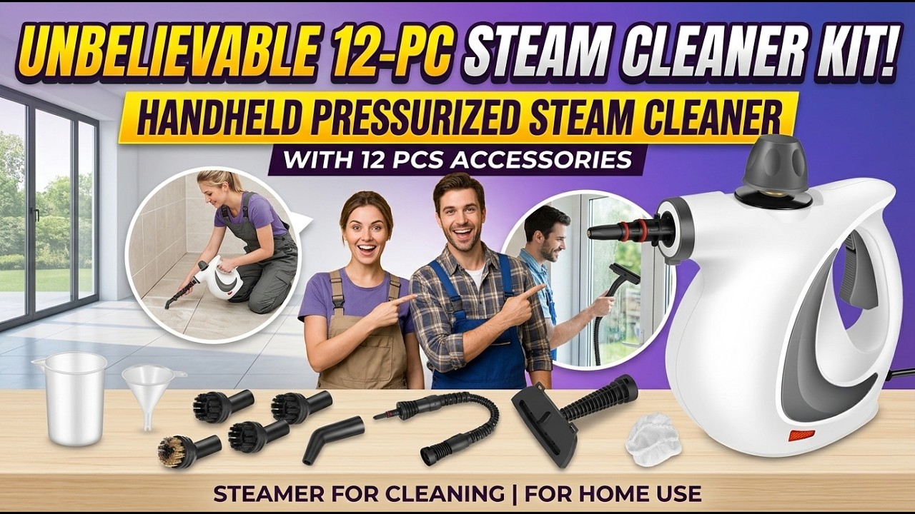 BISSELL Steam Shot OmniReach – Best Portable Steam Cleaner? Full Demo ...