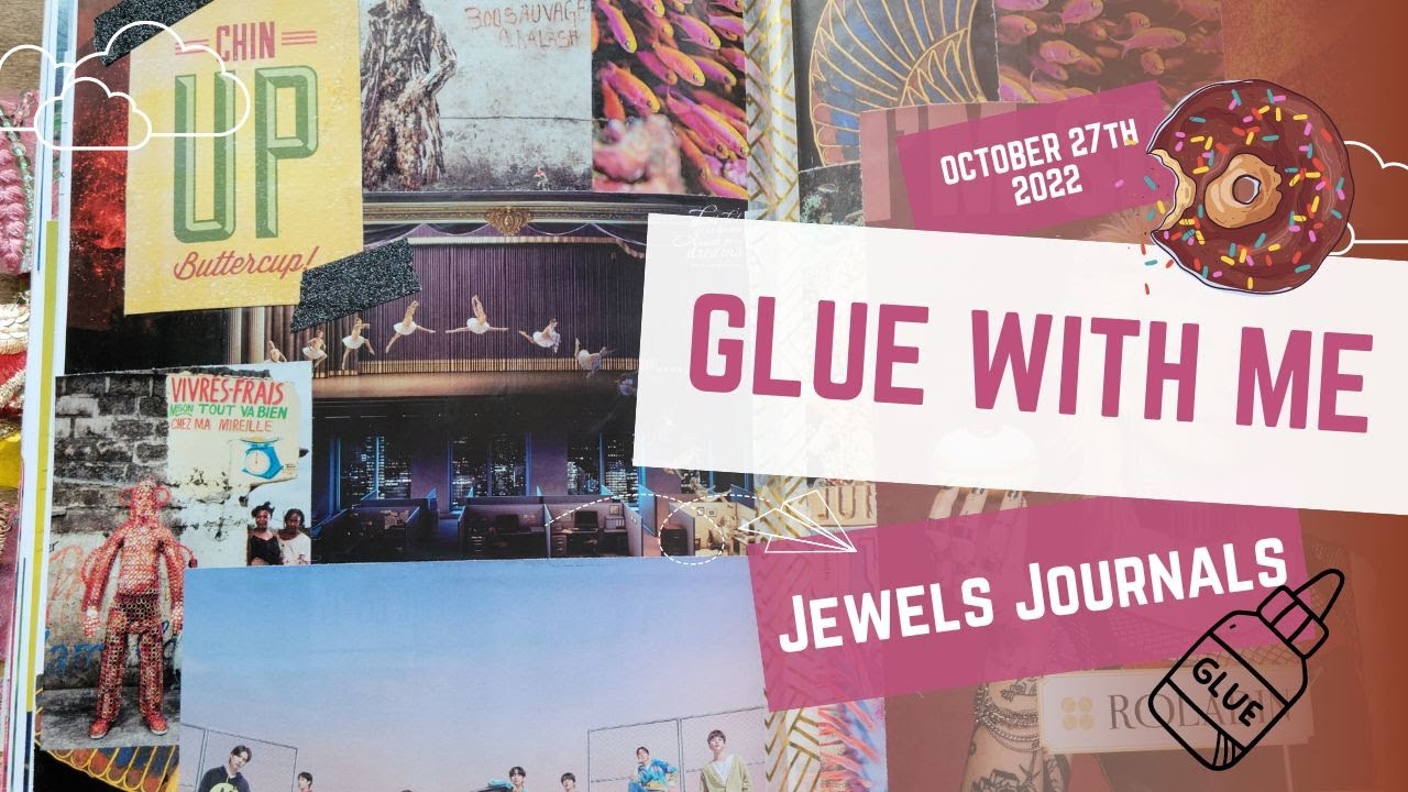 Glue with me ~ Gluebook Session 133 Magazine Collage - YouTube