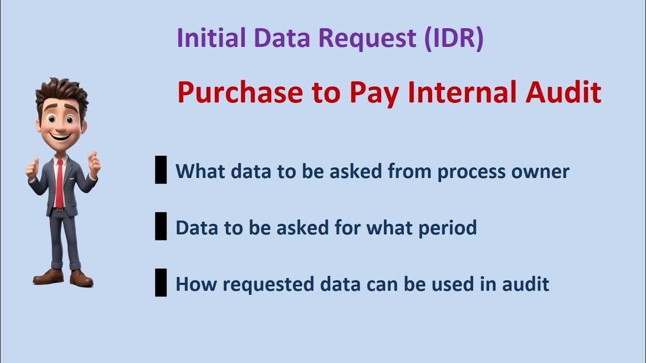 Initial Data Request - Purchase to Pay Audit | IDR for Purchase Audit ...