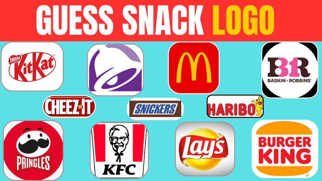 Guess The Snack Logo in 3 Seconds! 🏅🍏 100 Famous Logos 🍔🍫 Logo Quiz ...