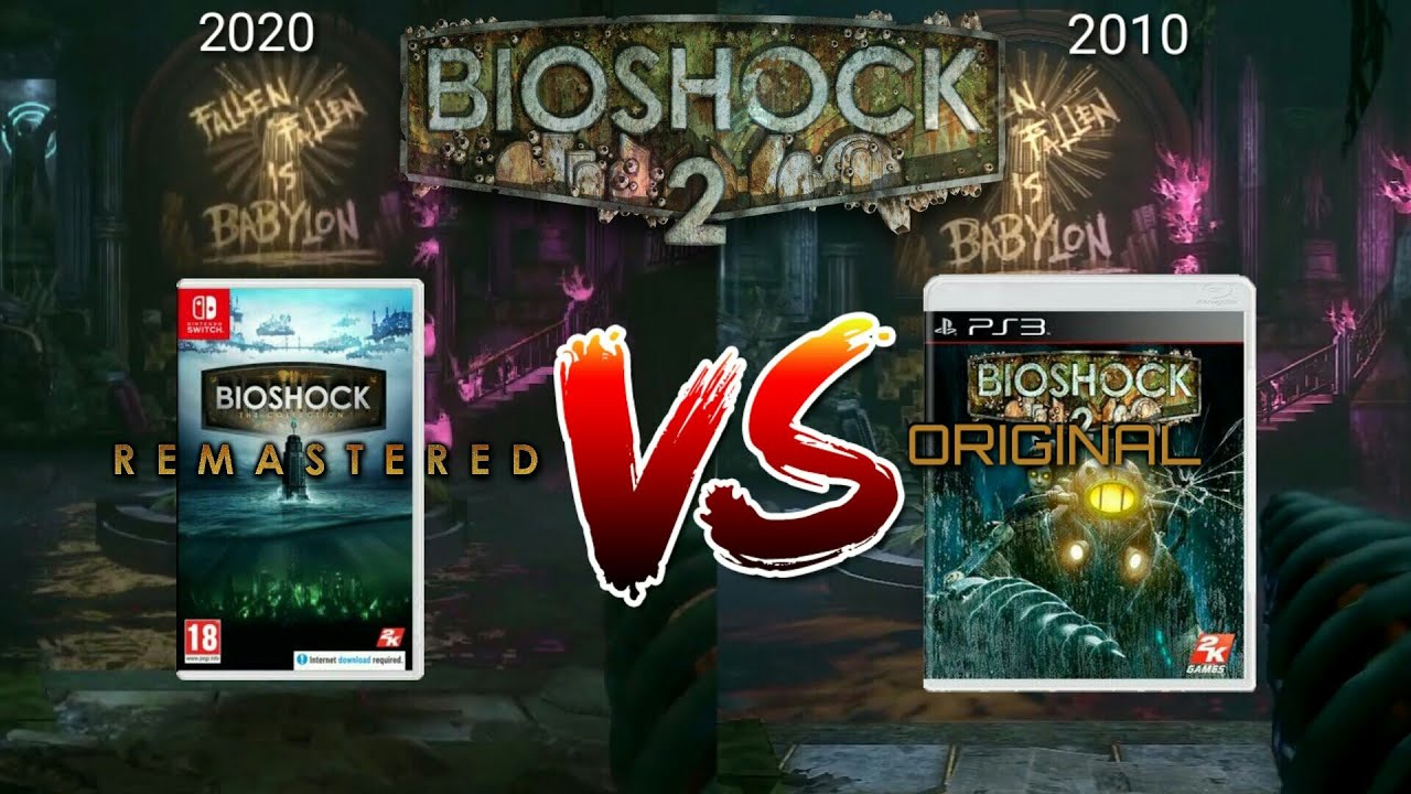 Bioshock 2 - Nintendo Switch Remastered Collection vs 2010 Original ...