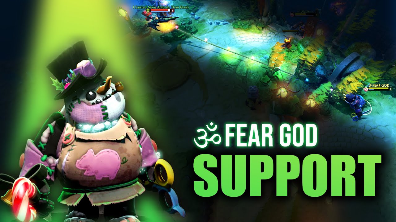 FEAR GOD’s Unreal Pudge Support Plays 🔥 Epic Hooks & Scorching Talon ...