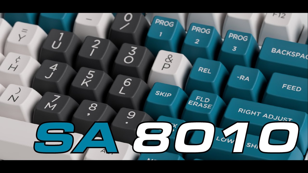 SA 8010 Keycap set [GB] - YouTube