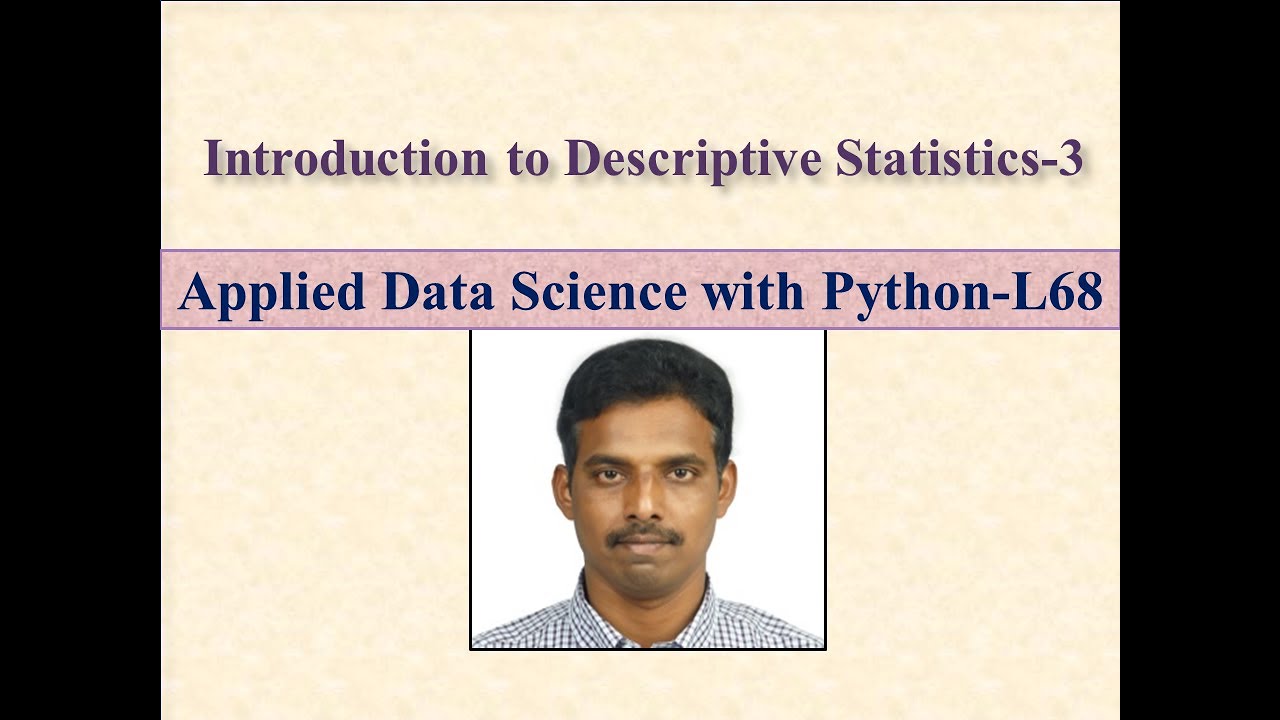 Central Tendency Mean LEC68 - YouTube