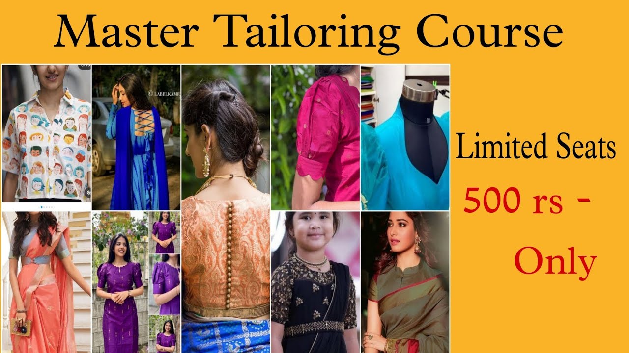 Master Tailoring Course - 500rs Only - YouTube