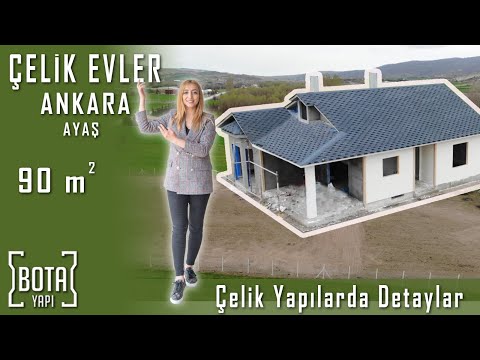 Tek Katlı Hafif Çelik Ayaş Projemiz İLERİ AŞAMA