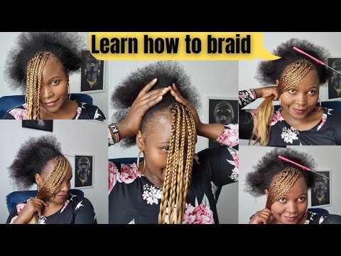 LEARN HOW TO BRAID YOUR OWN HAIR 💥💥💥. SIMPLE TUTORIAL STEP BY STEP FOR ...