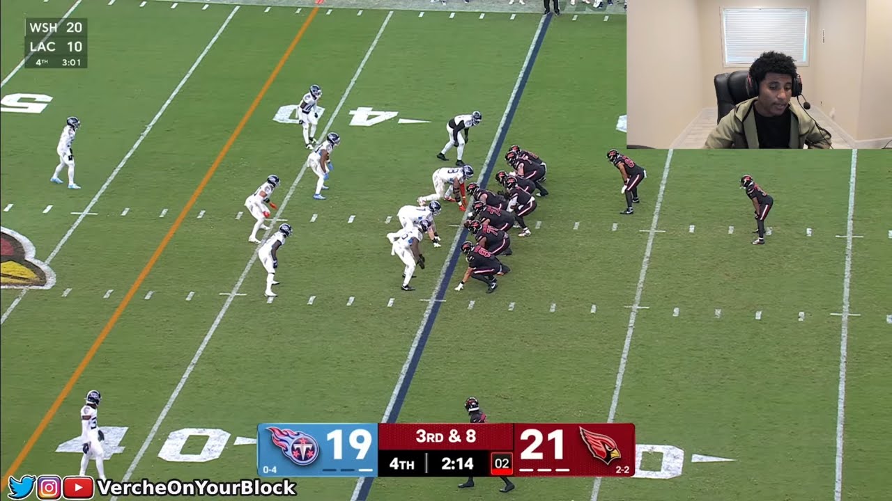 Verche Reacts To Titans Vs Cardinals Game Highlights (Week 5) - YouTube