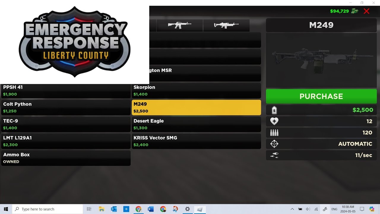 Man, i love the M249 - ERLC Roblox Gameplay - YouTube