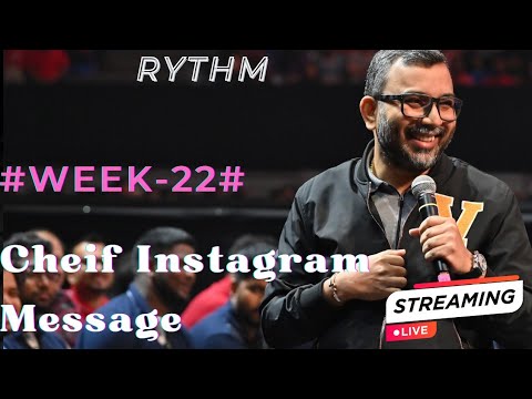 Cheif Instagram live||Letest Instagram Message by Chief||Week -22 ...