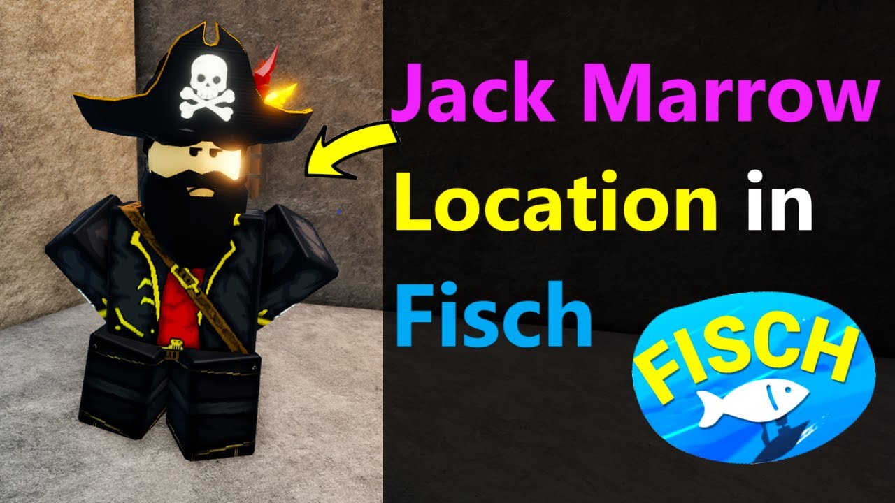 How to find Jack Marrow in Fisch Roblox | Jack Marrow Location in Fisch ...