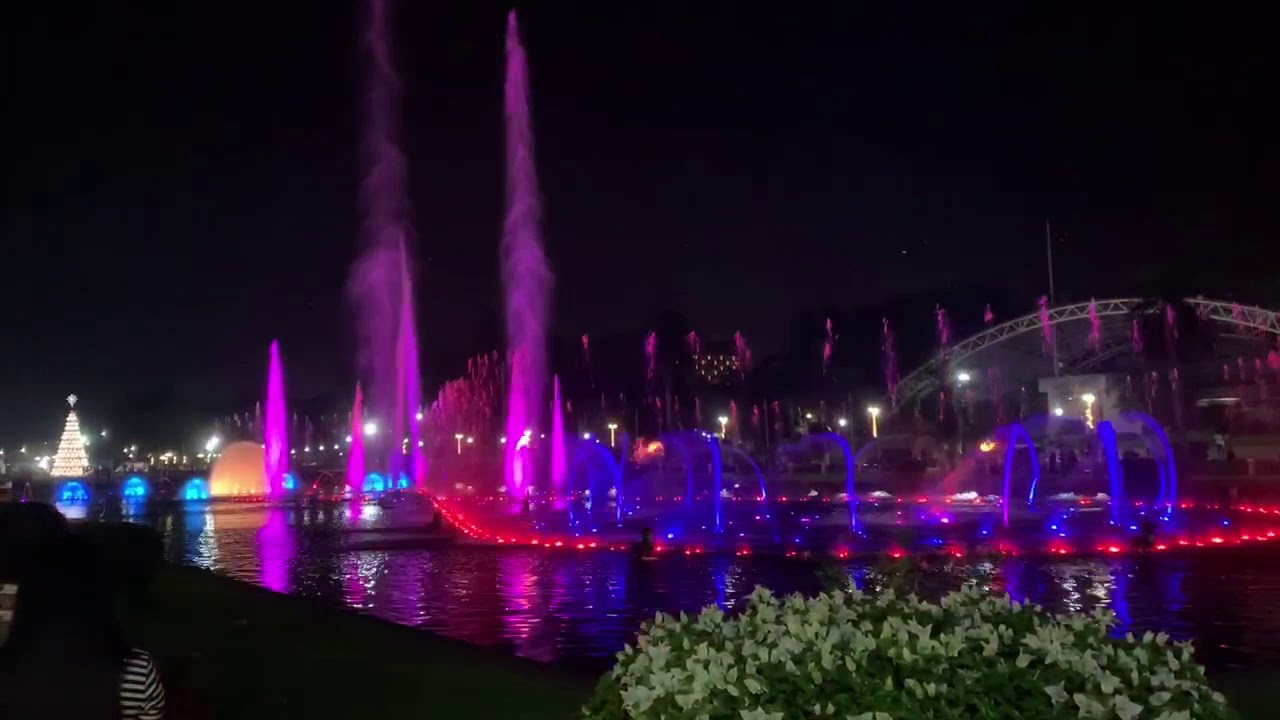 Water and light show Rizal Park Manila November 2019 HD 720p - YouTube