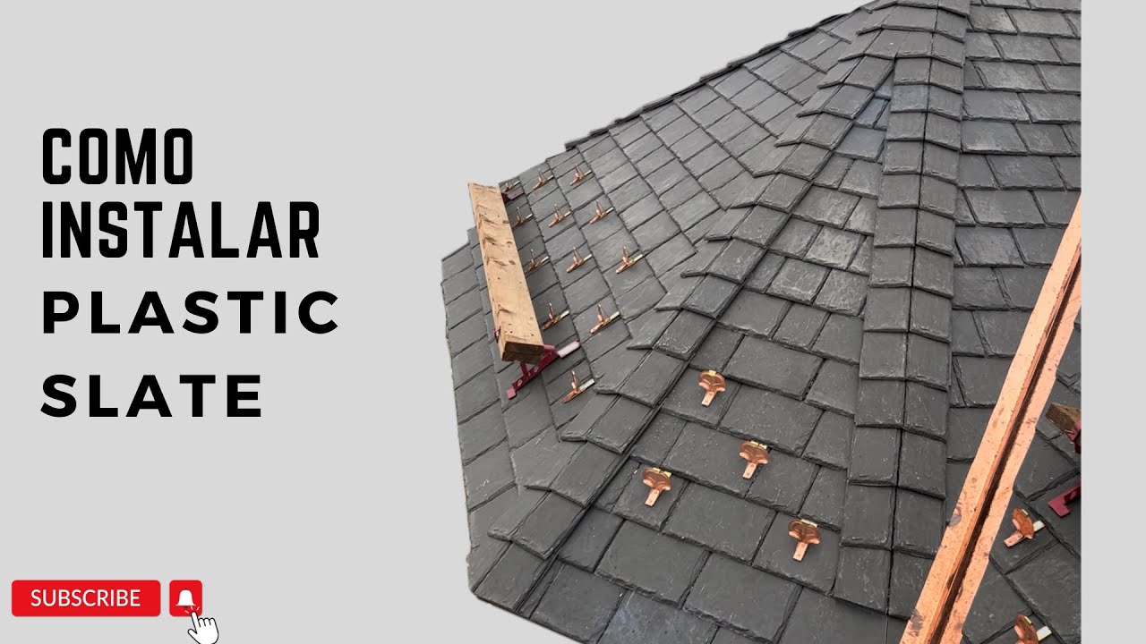 COMO INSTALAR PLASTIC SLATE - YouTube