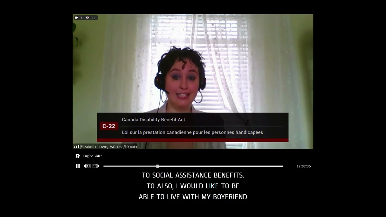 Disability Without Poverty Elizabeth Lowe appears LIVE at SOCI ...