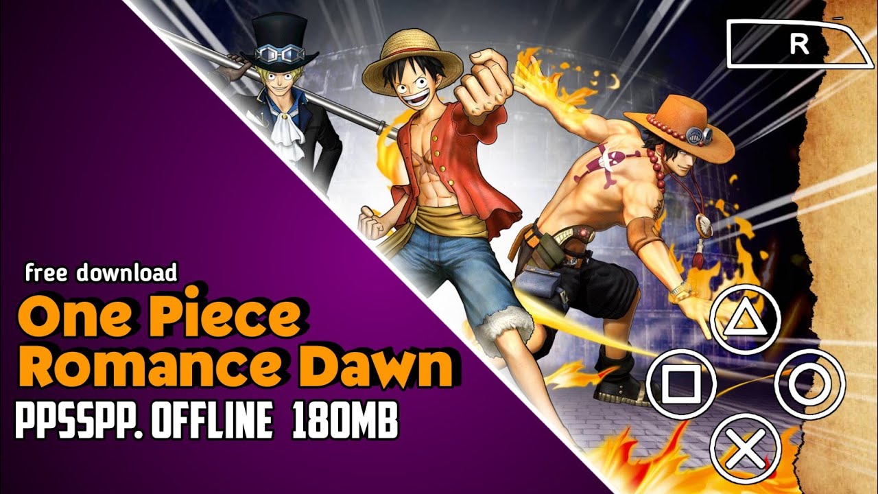 (180MB) One Piece : Romance Dawn PPSSPP Lite - YouTube