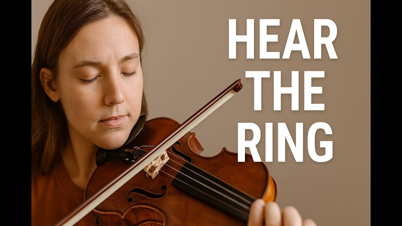 Violin Intonation Exercise: Hear the Ring and Play in Tune - YouTube