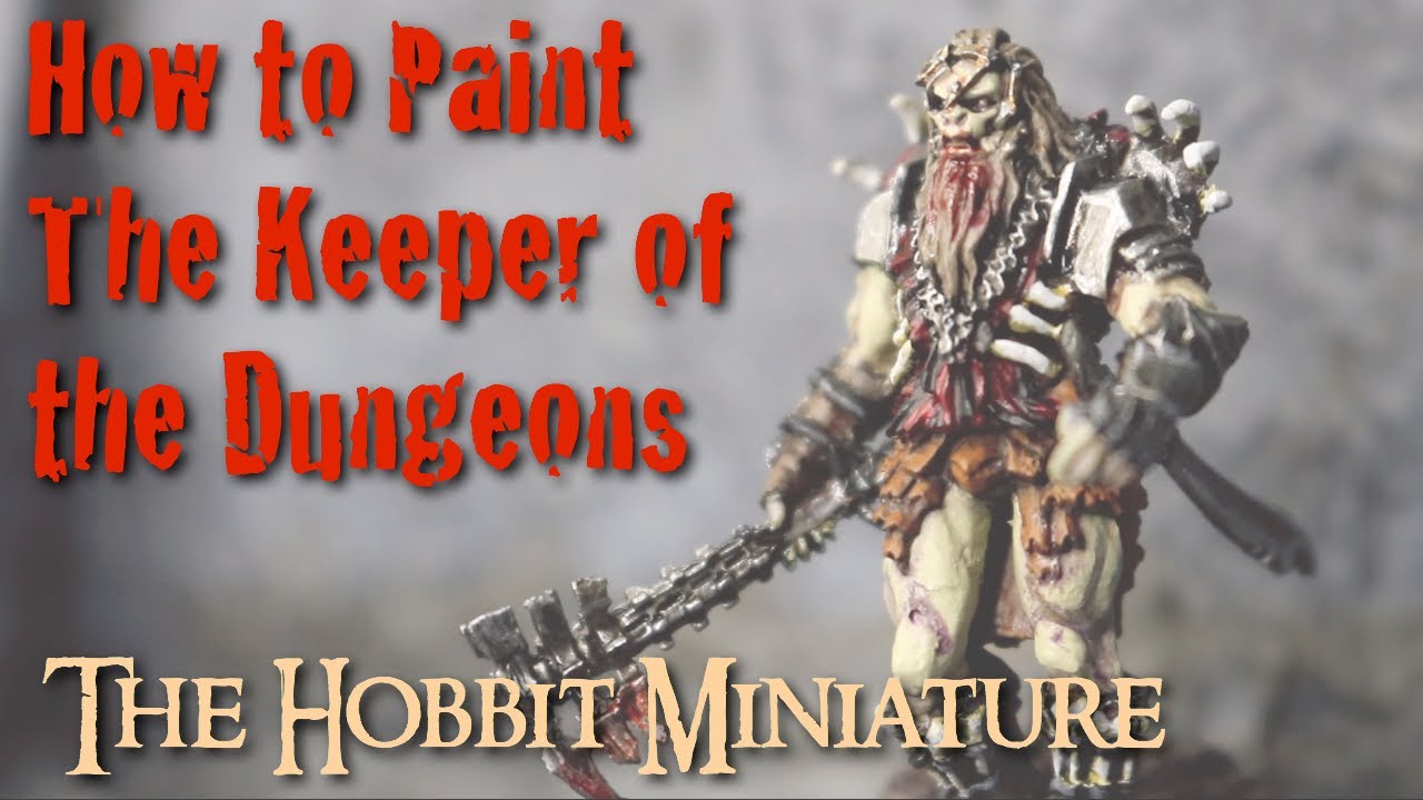How to Paint The Keeper of the Dungeons - Forgeworld Middle Earth Hobbit Miniature. - YouTube